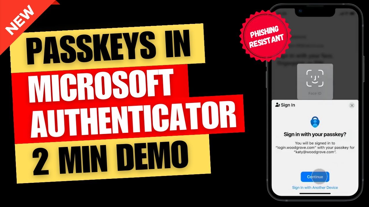 Microsoft Introduces Phishing-Proof Passkeys - Quick Demo