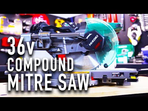 HiKOKI C3610DRA(H4Z) 36V Li-Ion Cordless Brushless MultiVolt 255mm (10") Mitre Saw - Skin Only