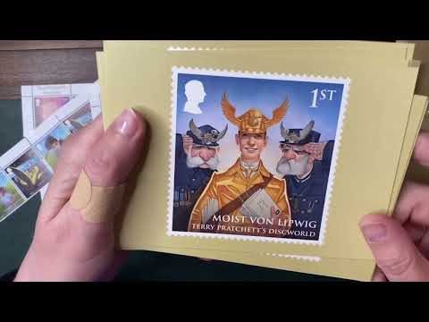 Terry Pratchett’s Discworld Royal Mail Special stamp release 10/08/23