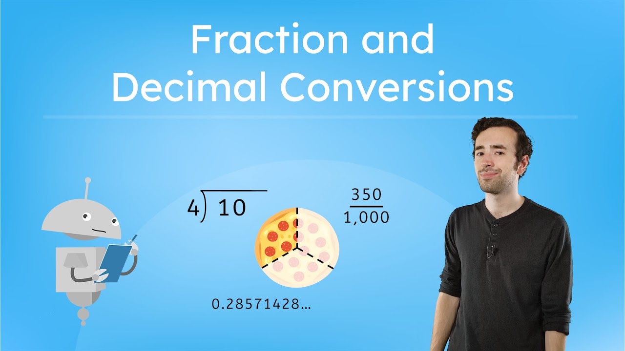 Fraction and Decimal Conversions - Practice for 6th Grade Math