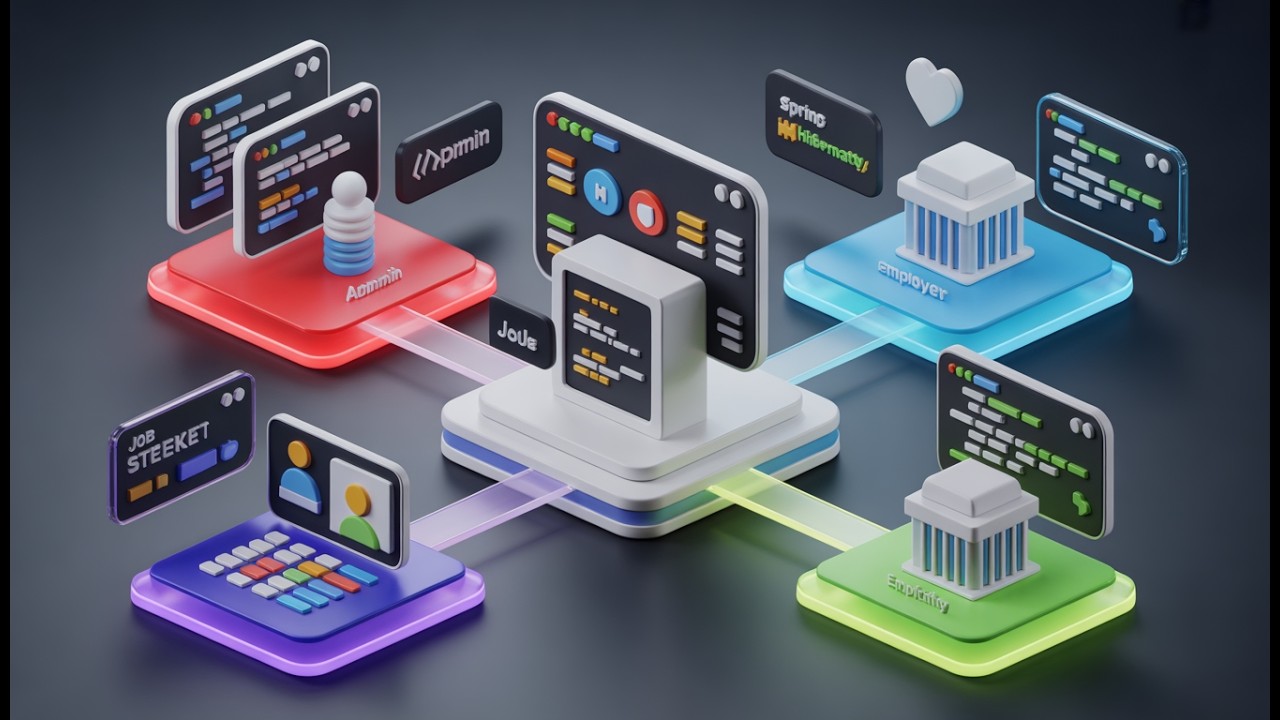 Job Portal Project Using (JAVA Spring Hibernate / Spring Boot (eclipse)full stack development).