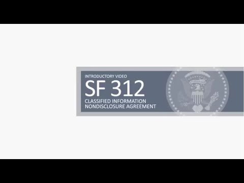 Standard Form 312 (SF 312)