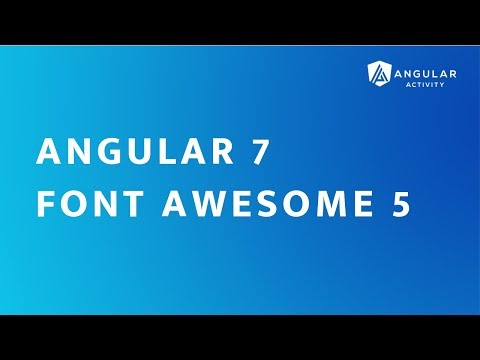 Angular 7 - Font Awesome 5