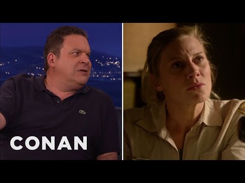 Jeff Garlin Plugs "Longmire" Instead Of "The Goldbergs" | CONAN on TBS