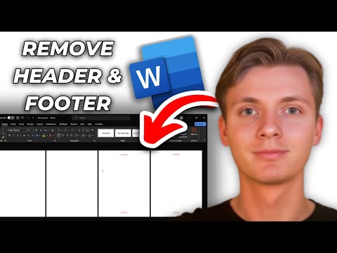 How To Remove Header And Footer For Some Pages In Word