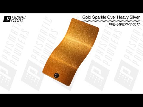 Prismatic Powders Gold Sparkle Over Heavy Silver PPB-4499/PMS-0517