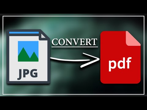 How to convert image to PDF? Convert JPG to PDF format Online
