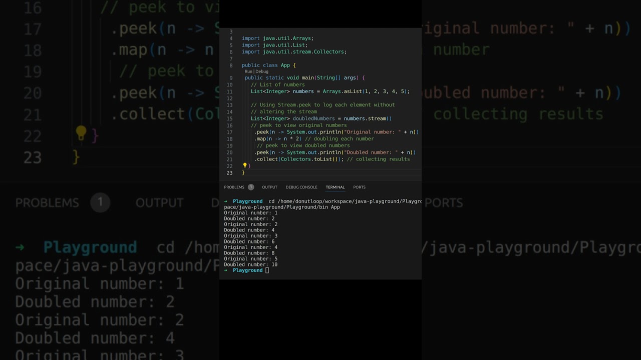 Debugging Java Streams: Using Stream.peek Effectively