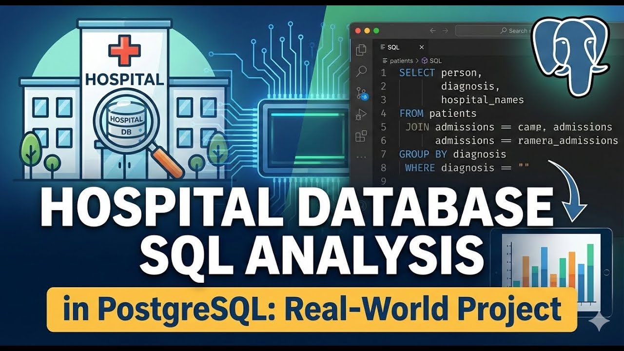 End-to-End SQL Project | Hospital Management System (Real World Use Case)