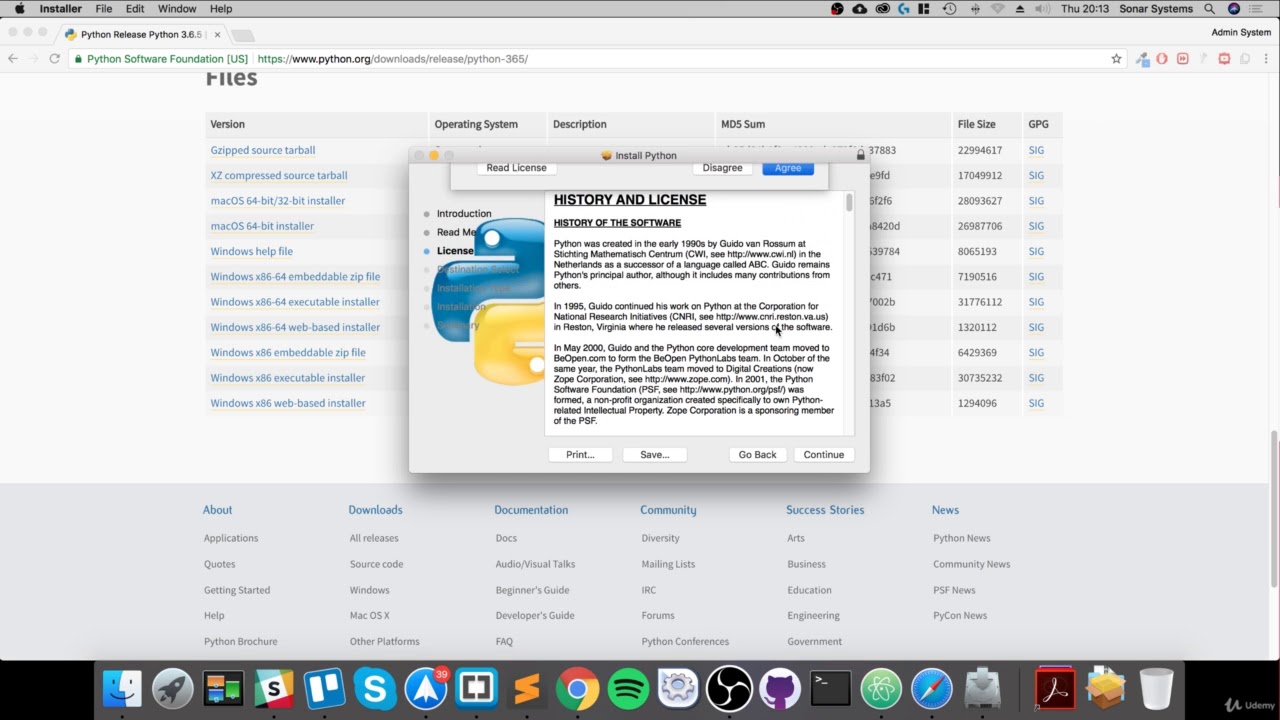 Python Programming Bible | Networking, GUI, Email, XML, CGI : Setup On Mac OS X