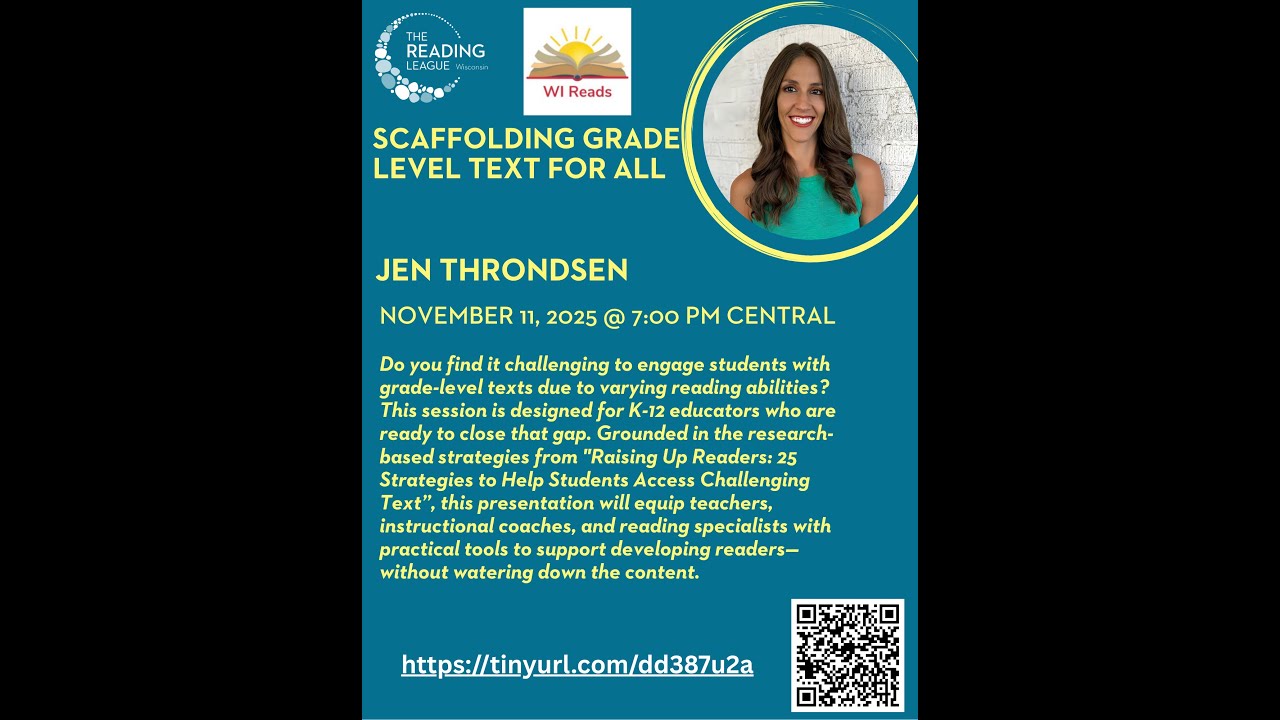 Scaffolding Grade Level Text For All by Jen Throndsen