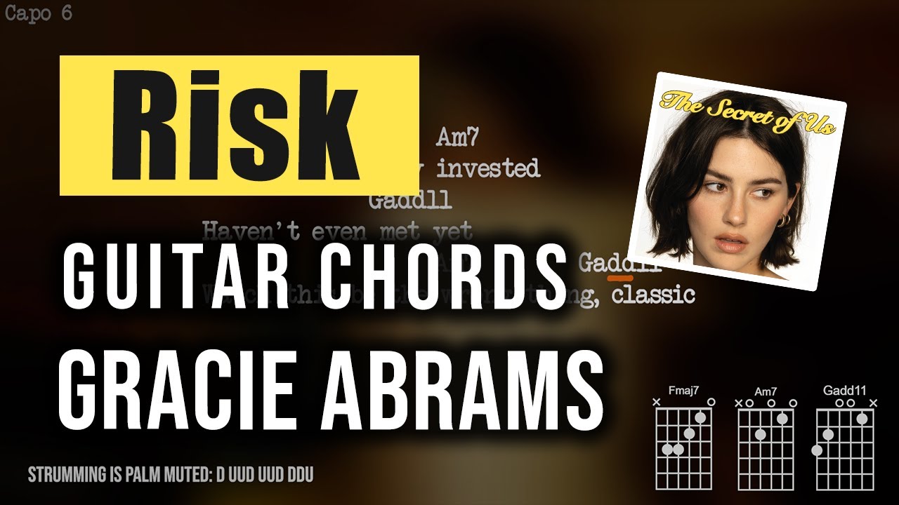 Risk - Play Along Guitar Chords