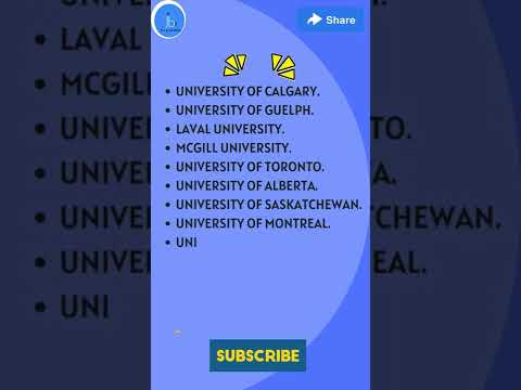 Top Universities in CANADA for Biology and Biotech Students- Study abroad Dr Jyoti Bala