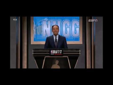 Guy predicts 3 draft picks in a row (2017 nba draft)