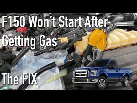 F150 Wont Start After Getting Gas - 2015 up F150 Purge Flow Valve Replacement Quick and Easy DIY