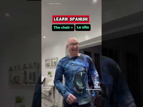 Learn Spanish -| #shorts | THE CHAIR in Spanish | #Youtubeshorts | Spanish Lessons