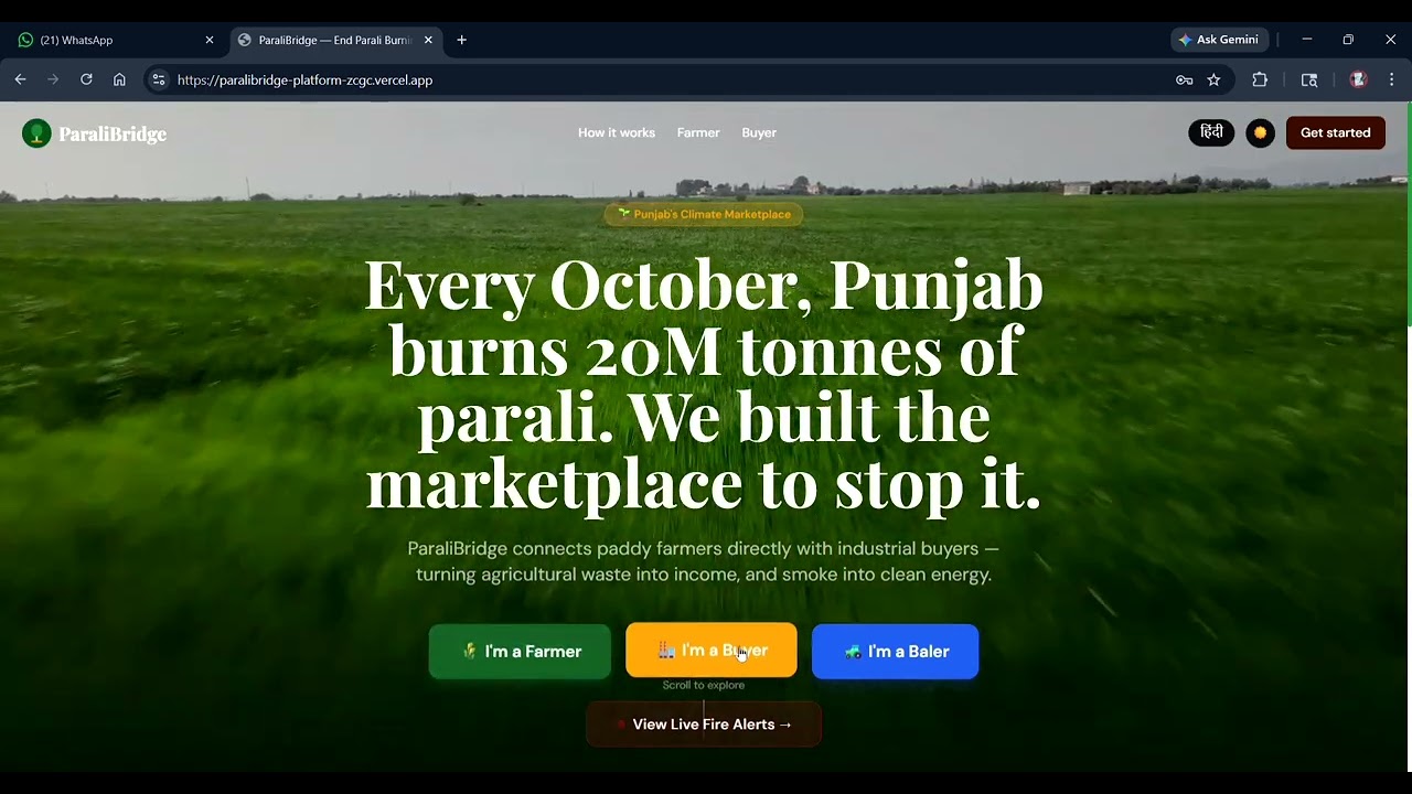 ParaliBridge prototype (DEVCATION HACK 'N' SOLVE)