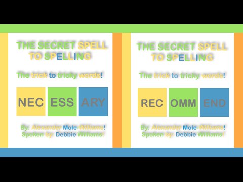How To Spell Necessary & Recommend - The Secret Spell To Spelling