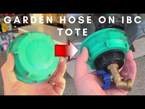IBC Tote Bulkhead Fitting For Garden Hose