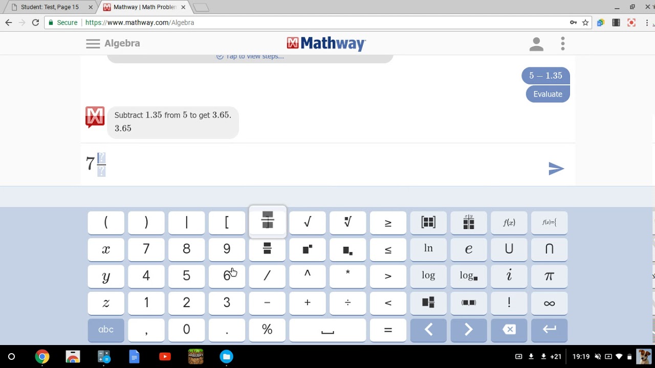 SBAC Math 7 Testing