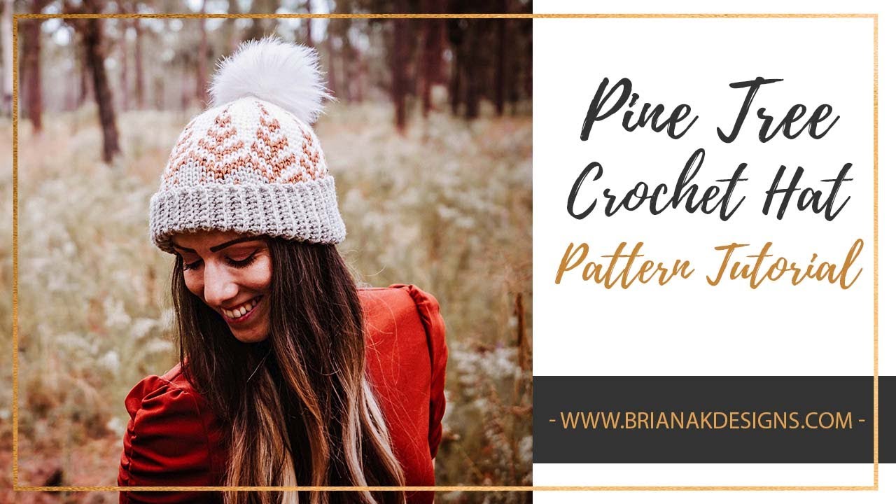 Pine Fair Isle Crochet Hat Pattern