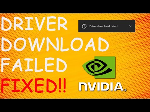How To Fix Nvidia GeForce Experience Driver Download Failed Error