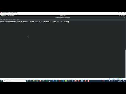 Kubernetes access container shell