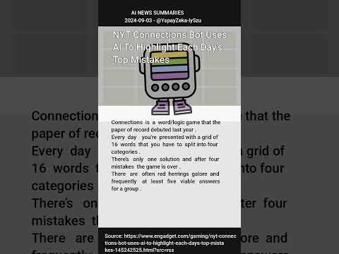 NYT Connections Bot Uses AI To Highlight Each Day’s Top Mistakes