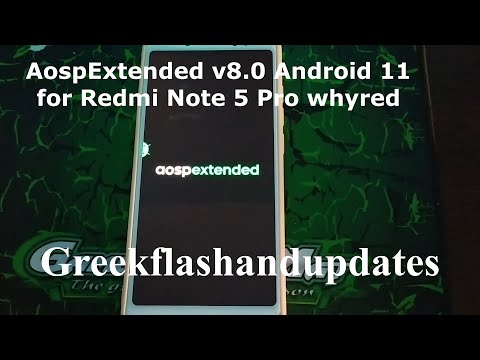 AospExtended v8.0 Android 11 for Redmi Note 5 Pro whyred
