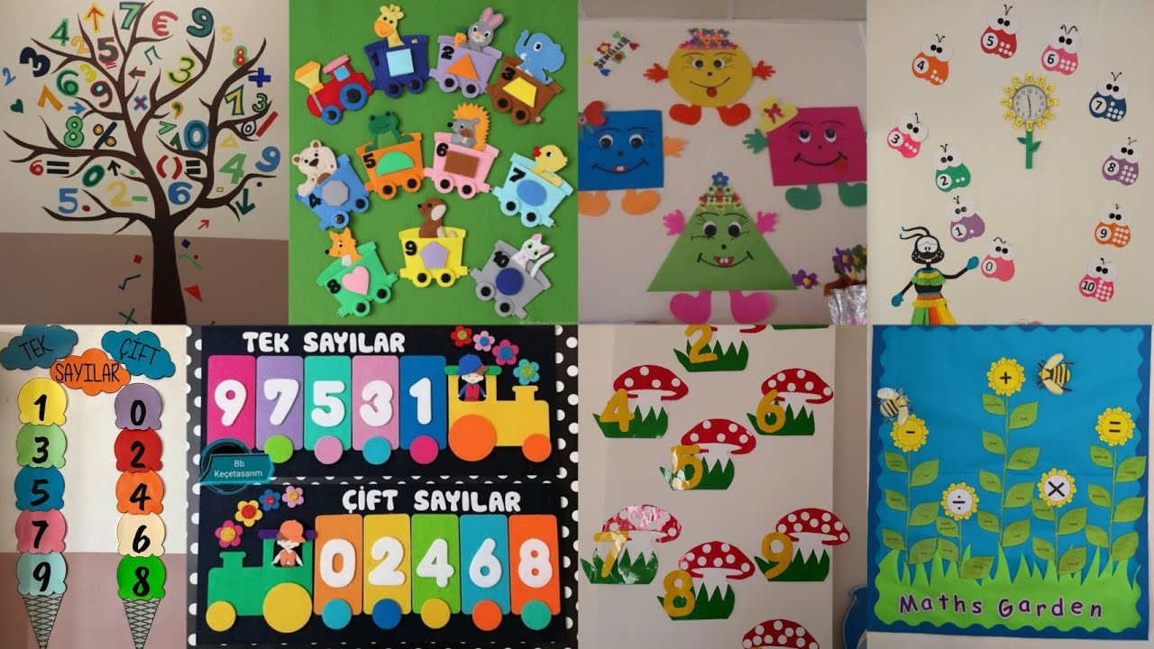 Maths classroom decoration ideas | Math board ideas|Maths wall ideas|How to decor math classroom