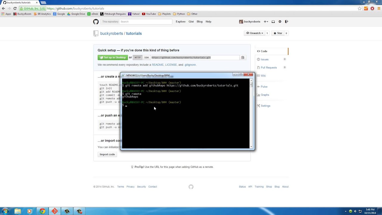 Git Tutorial - 18 - Pushing to a GitHub Repository