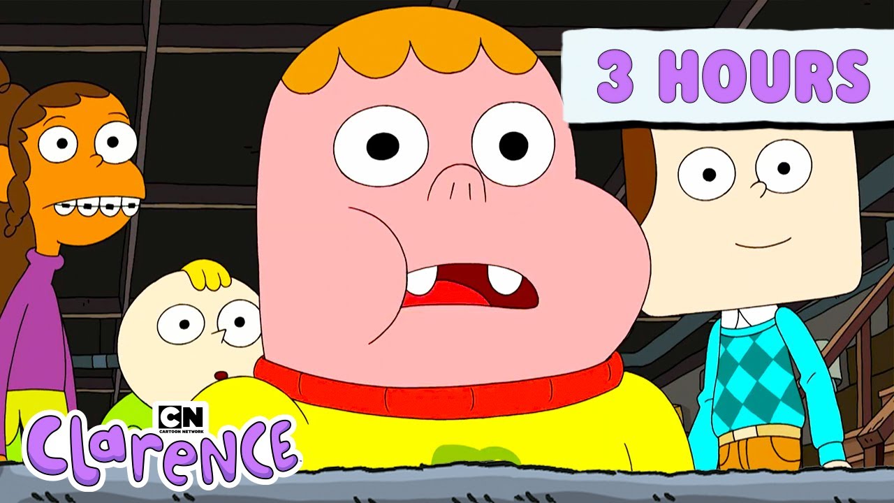 Clarence's Awesome Time at School | 3-Hour Marathon | Cartoon Network | Cartoons for Kids