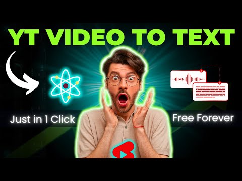 YouTube Video to Text Converter | Transcribe YouTube Video | How to Convert YouTube Videos to Text
