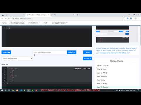 Free Online YAML to Json Converter