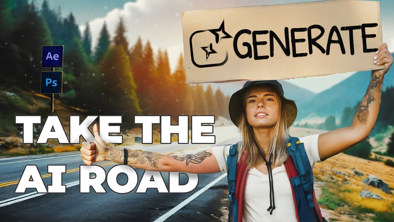 Using After Effects Content-Aware Fill with Generative Fill | AI Video Tutorial