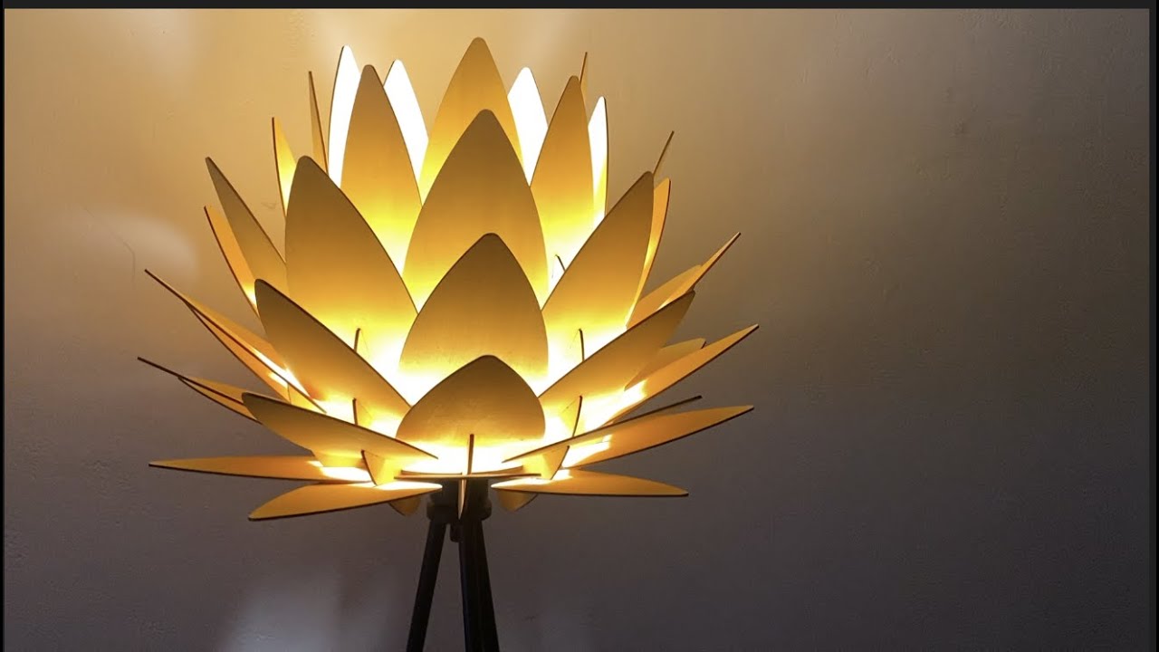 FINNCHY Boho Lotus Flower Floor Lamp Install & Review