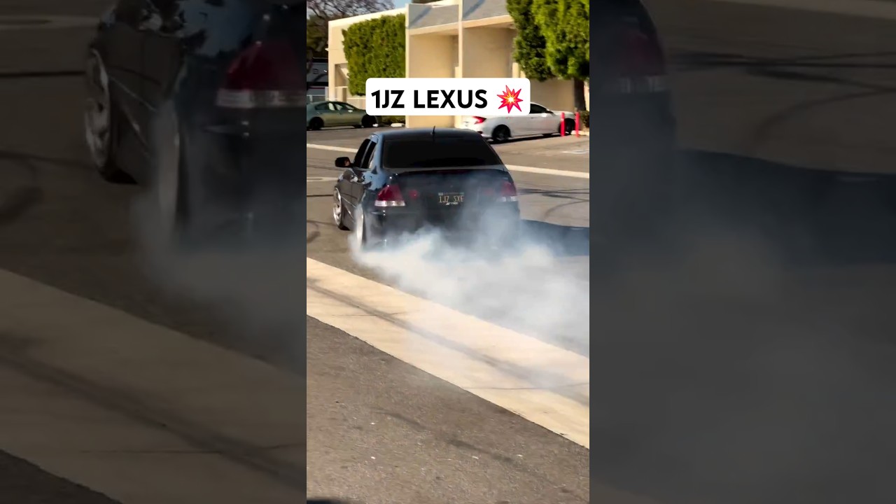1JZ Lexus IS300 - Tire Shredding Madness