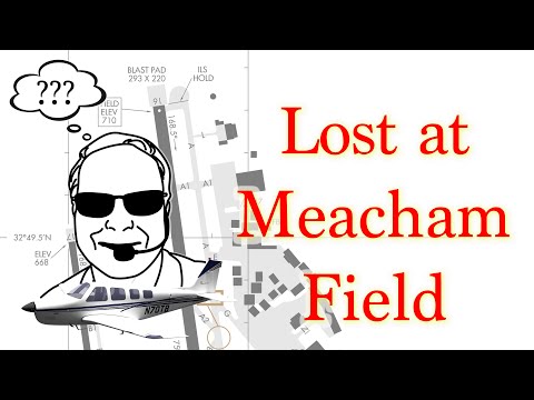 Lost at Meacham Field, over the top of DFW