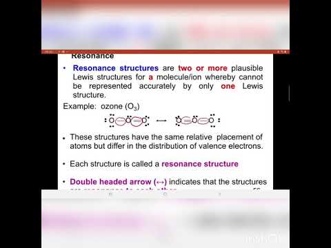 Resonance structure: simple explanation