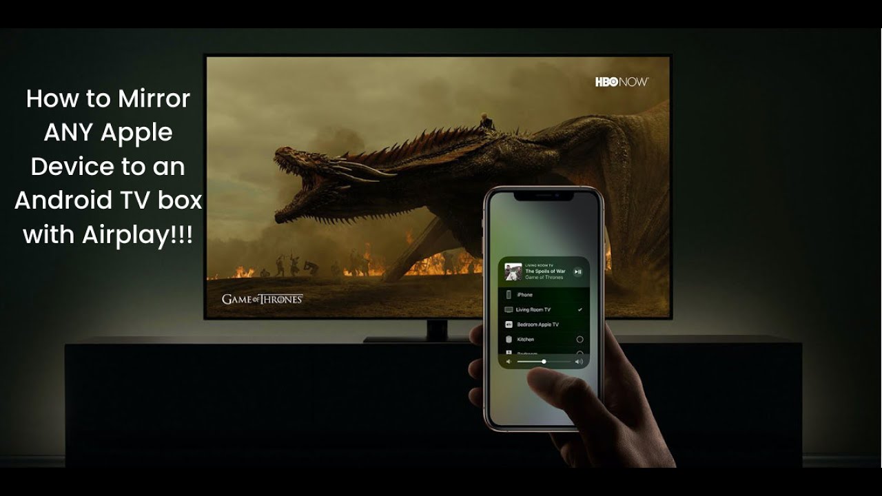 How to Mirror ANY Apple Device to an Android TV box with Airplay!!!