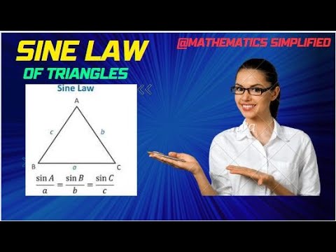 Law of sines in triangles, basic introduction, proof of sine formula, a/SinA=b/SinB=c/SinC