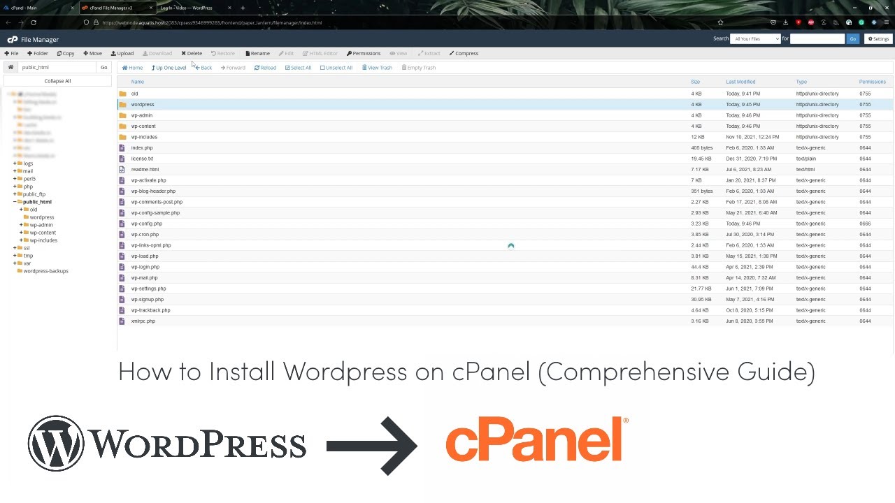 How to Install WordPress on cPanel (Website Host) - Comprehensive Guide