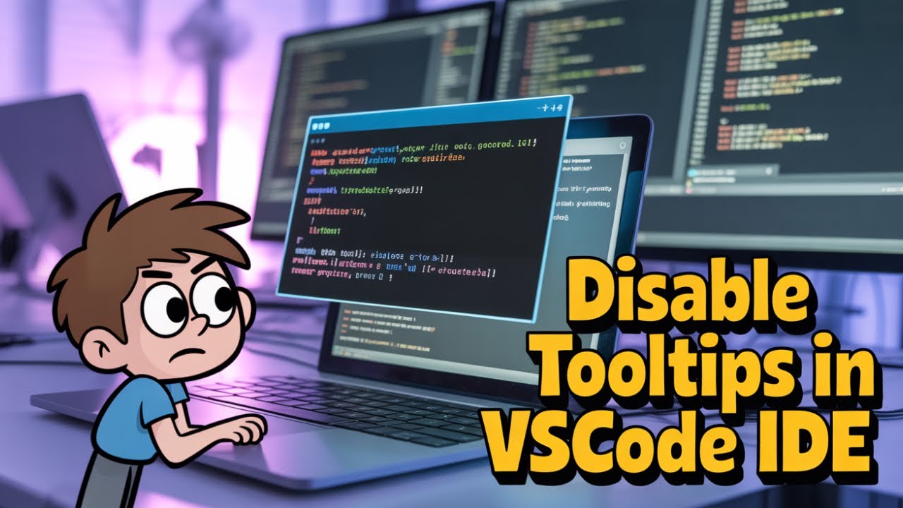 How to Disable Tooltip Hints & Popup Messages on Hover in VSCode IDE