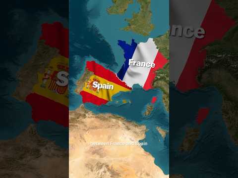 The constantly changing border between France and Spain 🇫🇷 🇪🇸