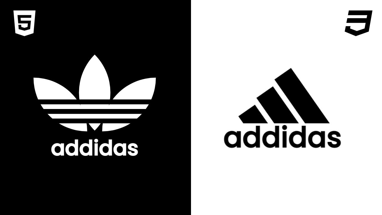 Pure HTML | CSS Addidas Logos (Quick Tutorial)