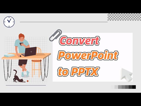 How to batch convert many different formats of PowerPoint presentations into PPTX format?