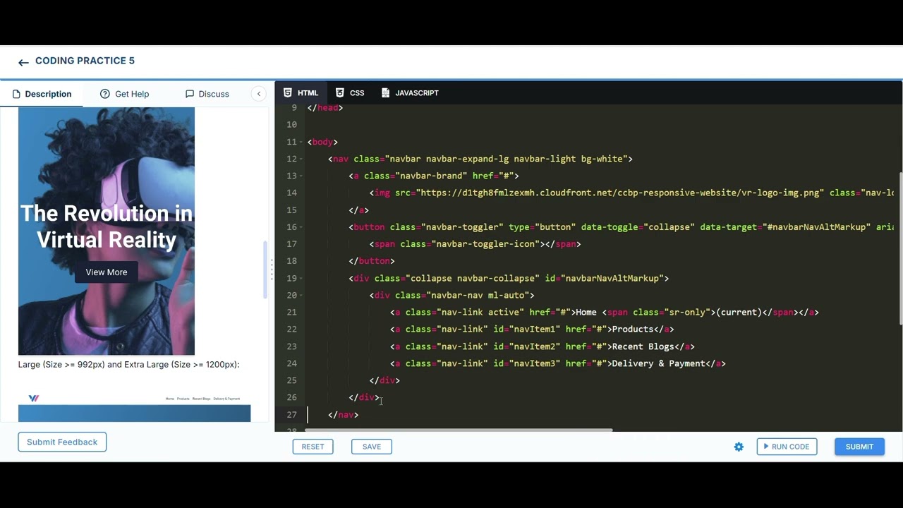 Responsive Web Design | Developing Layouts | Coding Practice-5 | NxtWave | CCBP 4.0