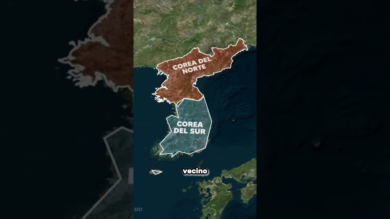 la geografía de Corea del Sur 🇰🇷🇰🇵