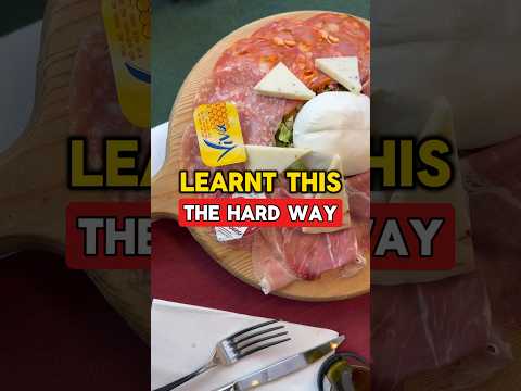 Italy travel tips for eating at Italian Restaurants #italytips #italytravelguide #italianfood