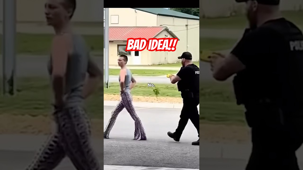 Unhinged Woman Gets Tased Instantly!😳